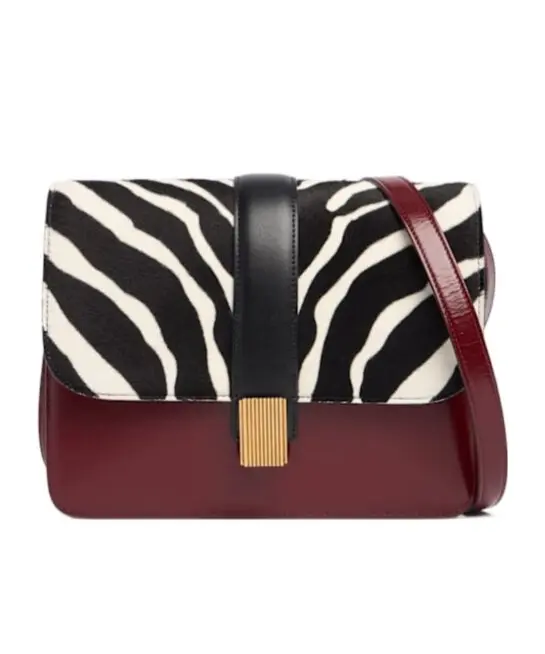 Khaite Blake Crossbody Bag Oxblood Unique - Black