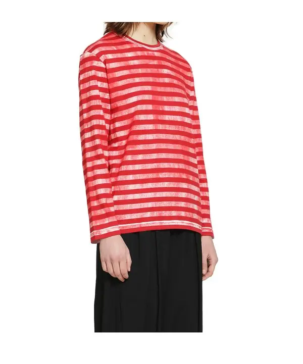 Comme Des Garçons Long Sleeve Striped T-shirt