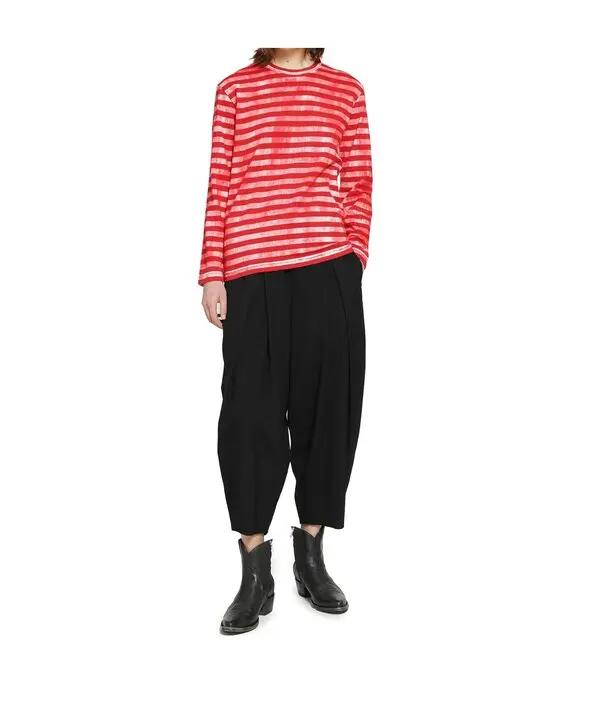 Comme Des Garçons Long Sleeve Striped T-shirt