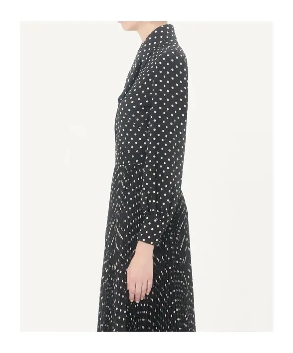 Valentino Garavani Polka Dot Printed Shirt With Scarf Detail
