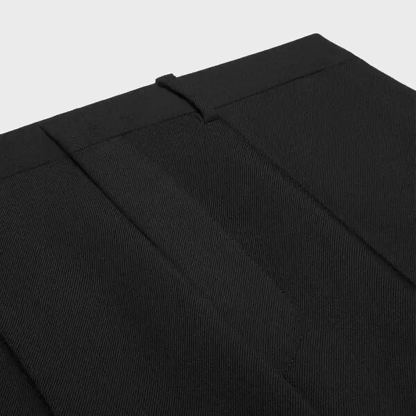 Celine Slim Trousers In Stretch Wool Gabardine