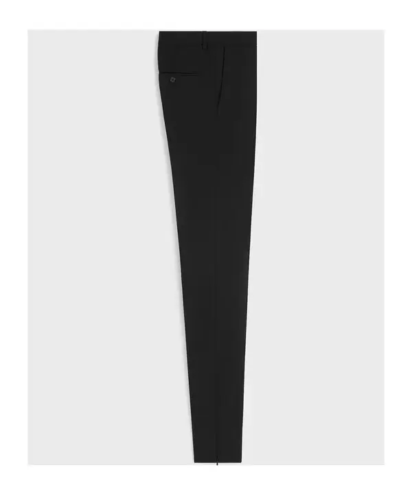 Celine Slim Trousers In Stretch Wool Gabardine