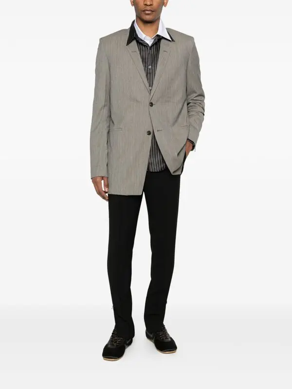 Celine Slim Trousers In Stretch Wool Gabardine