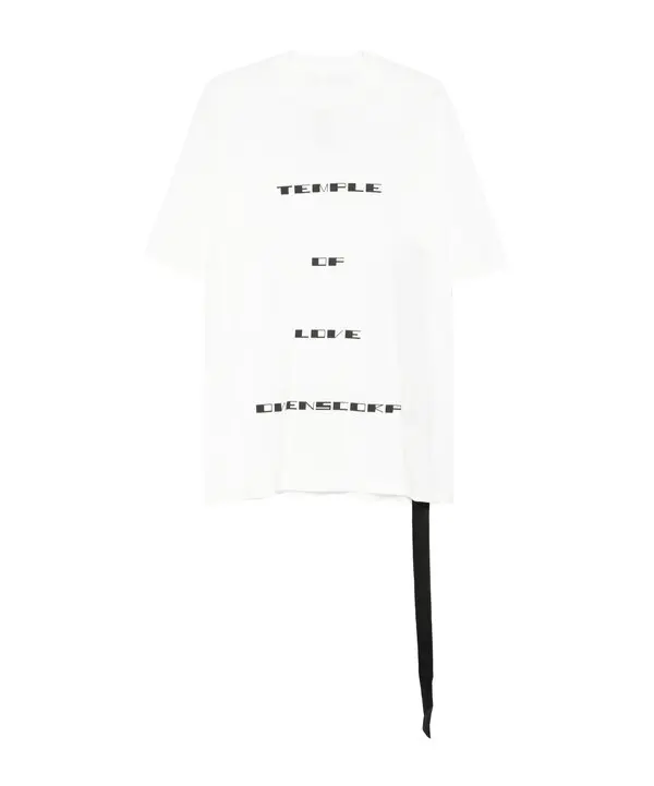 Rick Owens Temple Jumbo T-shirt - Opal/black