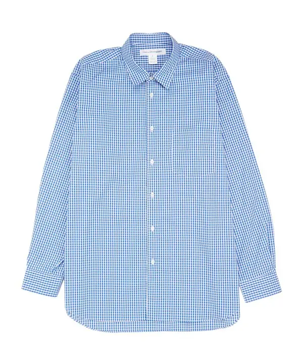 Comme Des Garçons Plaid Shirt - Blue