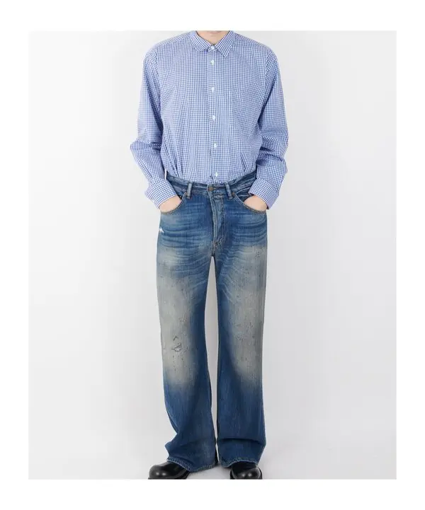 Comme Des Garçons Plaid Shirt - Blue