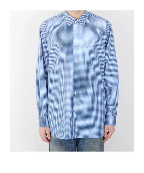 Comme Des Garçons Plaid Shirt - Blue