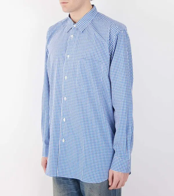 Comme Des Garçons Plaid Shirt - Blue