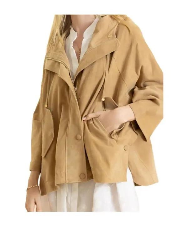 Eleventy Hooded Buttoned Jacket