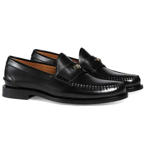 Gucci Tiger Head Loafers