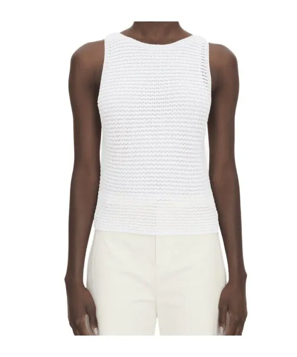 Vince Pleated Long Skirt - White