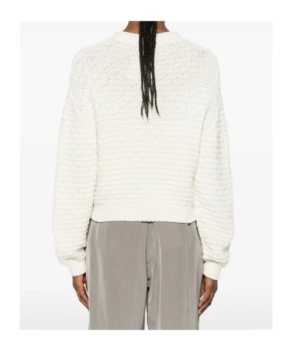 Emporio Armani Textured Knitted Sweater