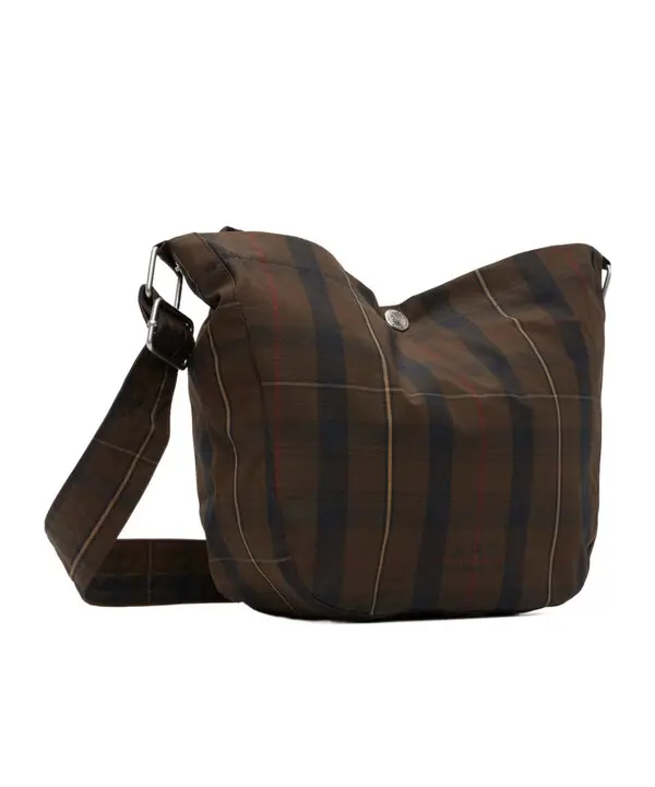 A.p.c. Journal Small Check Shoulder Bag - Black