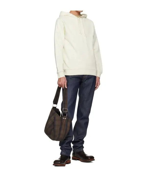 A.p.c. Journal Small Check Shoulder Bag - Black