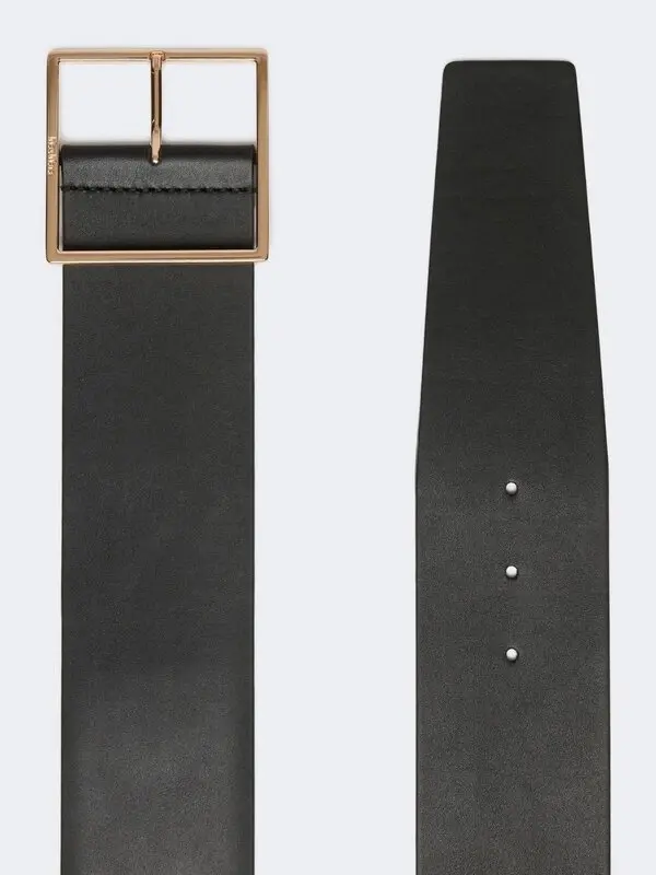 Max Mara Square Buckle Belt