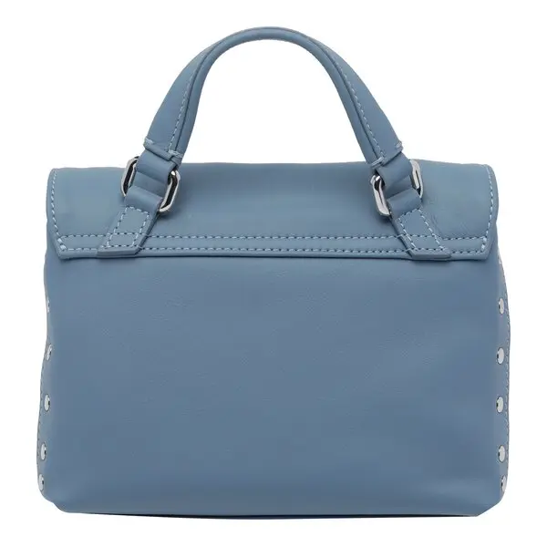 ZANELLATO Postina Saeta Baby Tote Bag With Twist Hook Closure - Blue
