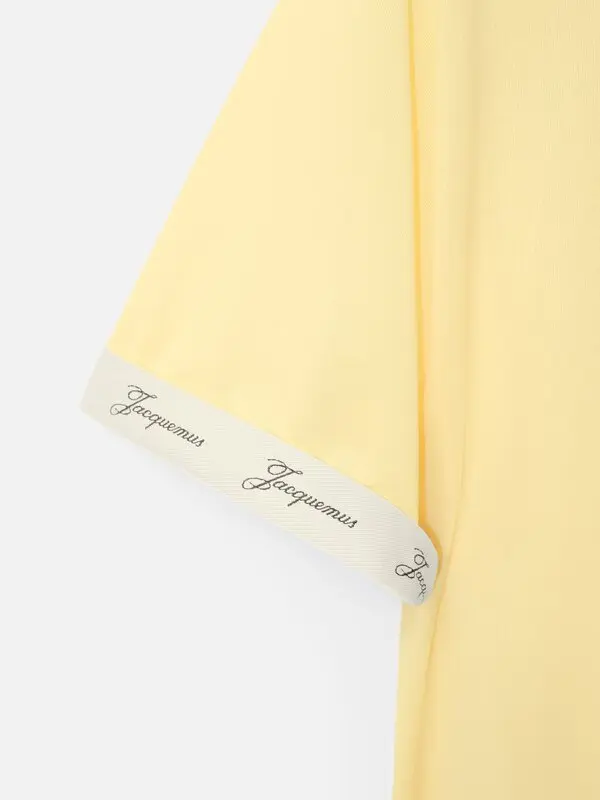 Jacquemus Rond Carre Oversized T-shirt - Light Yellow