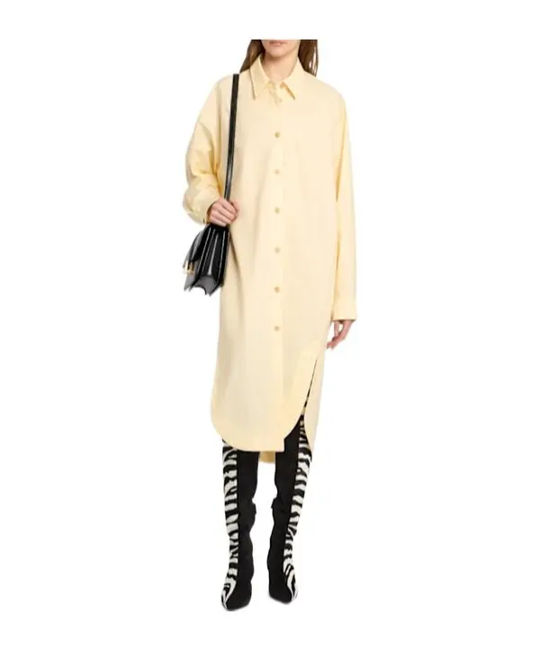 Khaite Gloria Cotton Shirt Dress