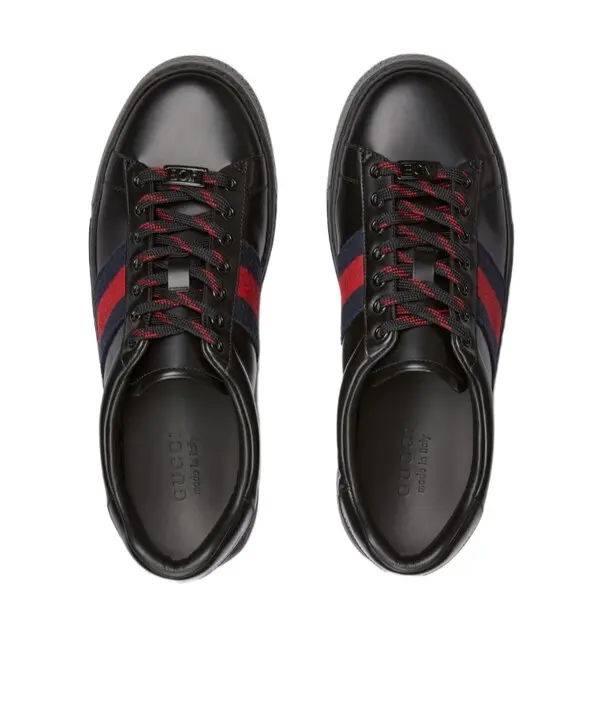 Gucci Web Detailed Ace Low-top Trainers