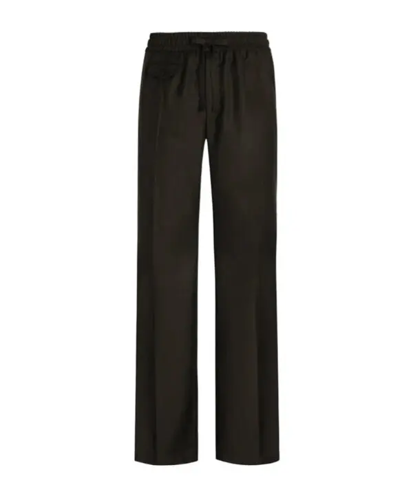 Dolce & Gabbana Straight Leg Jogging Trousers - Black
