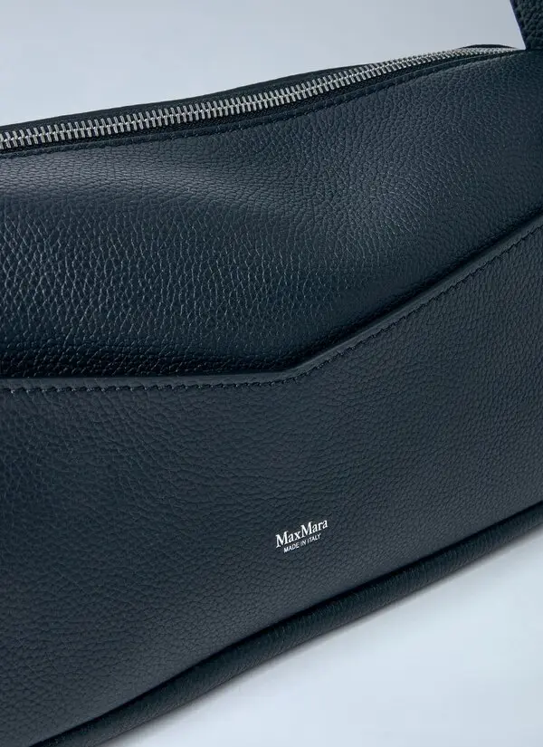 Max Mara Leather Shoulder Bag - Black