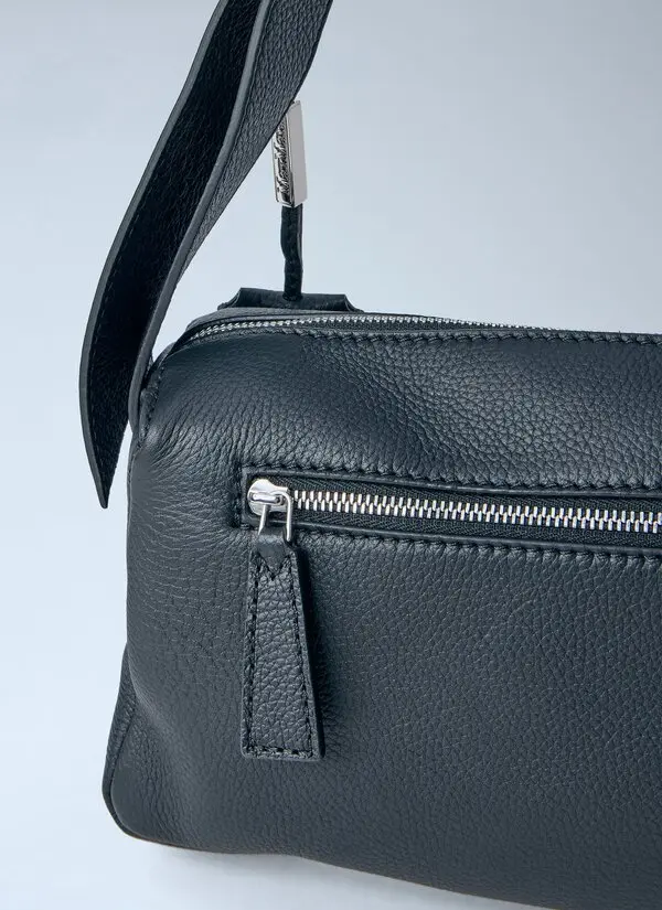Max Mara Leather Shoulder Bag - Black