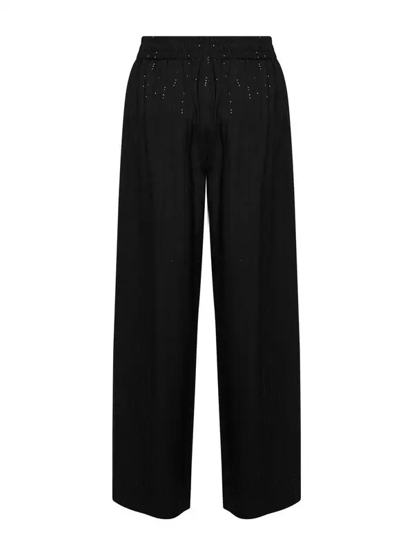 Brunello Cucinelli Wide-leg Sequin Embellished Trousers