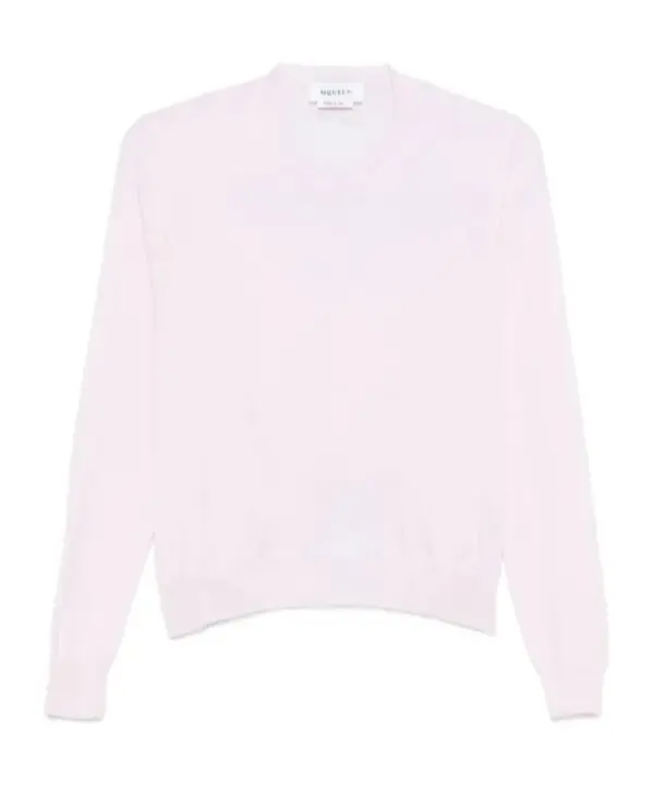 Alexander McQueen Long Sleeve Crew Neck Top