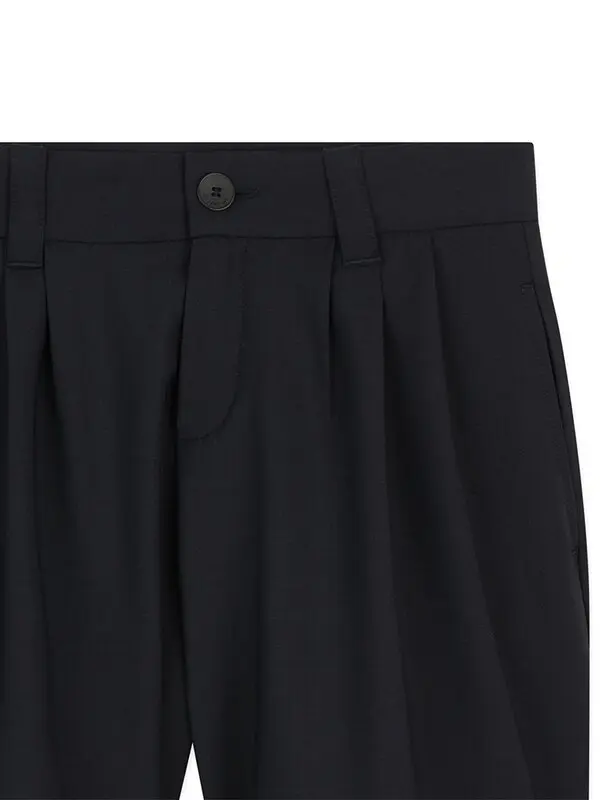 Givenchy Pleated Cuffed Shorts - Blue