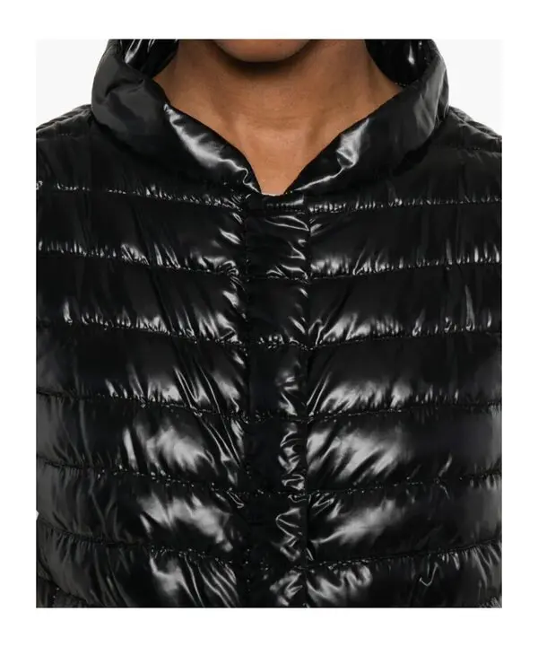 Herno Zip-fastening Quilted Gilet - Black