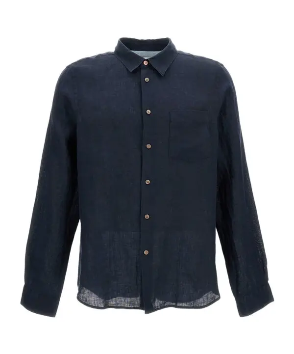 Paul Smith Buttoned Relaxed Fit Shirt - Black