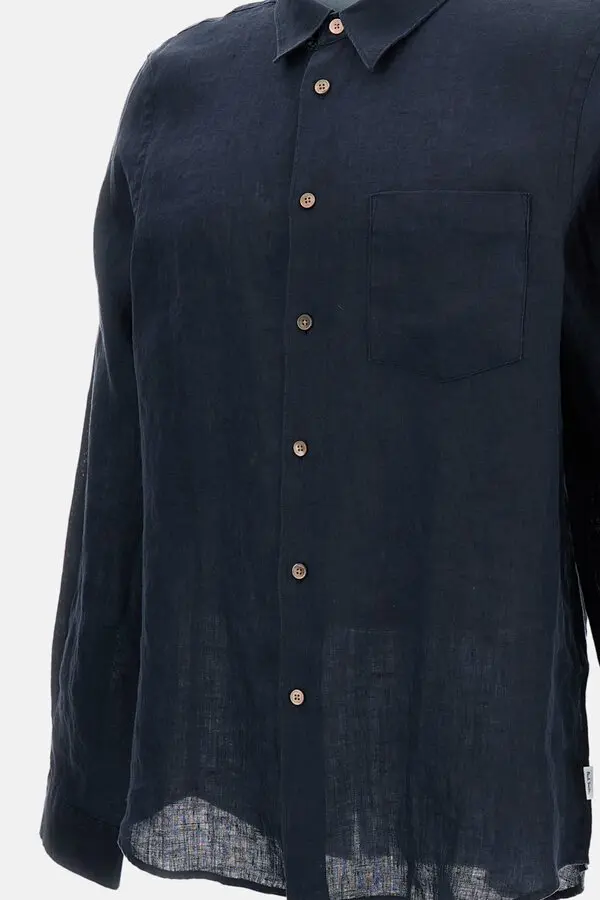 Paul Smith Buttoned Relaxed Fit Shirt - Black