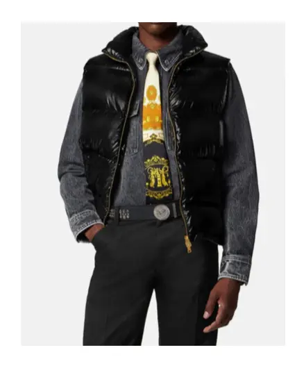 Versace Padded Zip-up Gilet