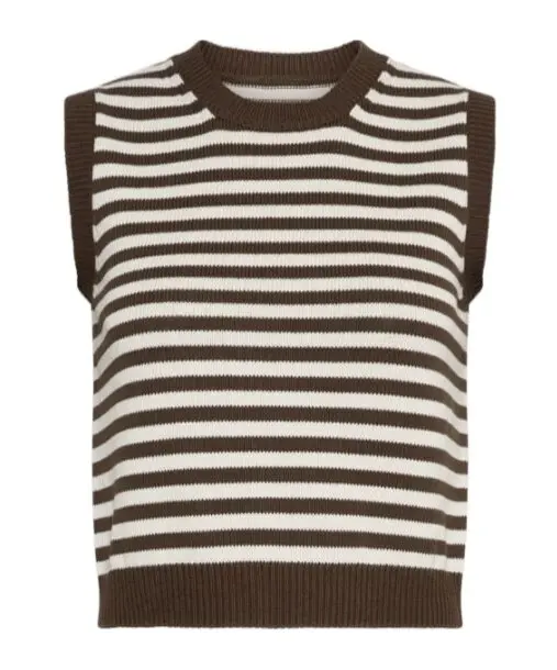 Marella Sleeveless Cotton And Silk Knit Top