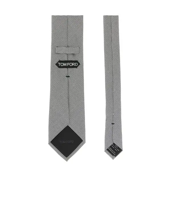 TOM FORD Pointed Tip Jacquard Tie