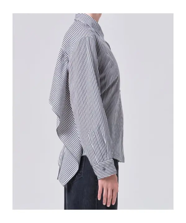 AGOLDE In Solene" Stripe Shirt