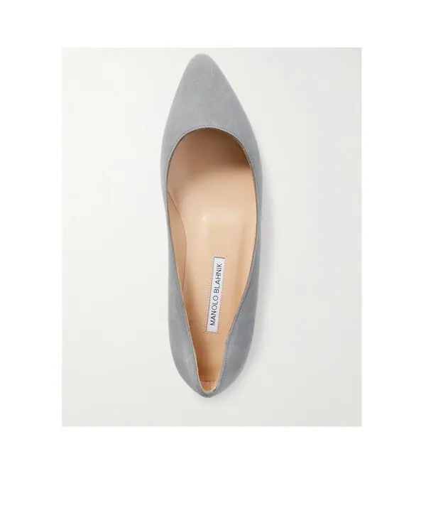 Manolo Blahnik Pointed Toe Ballet Flats
