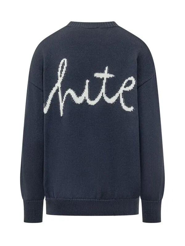Off-White Crewneck Long-sleeved Jumper