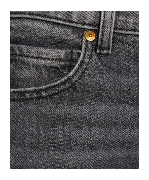Khaite Danielle Straight Leg Jeans - Black