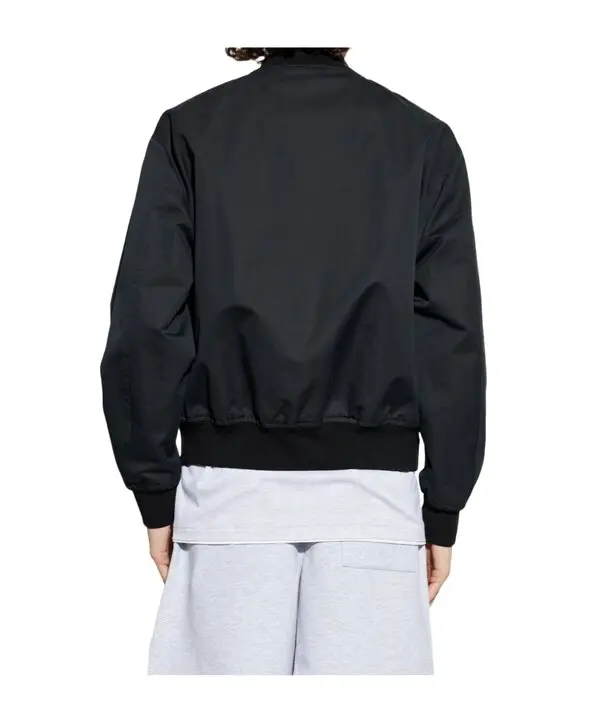 JIL SANDER Long Sleeve Embroidered Bomber Jacket