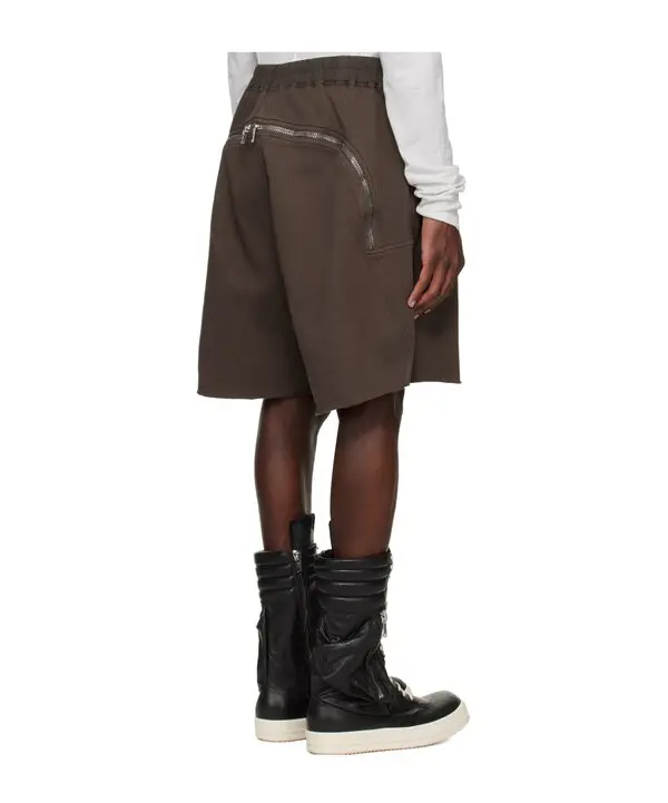 Rick Owens Temple Hip Zipper Shorts