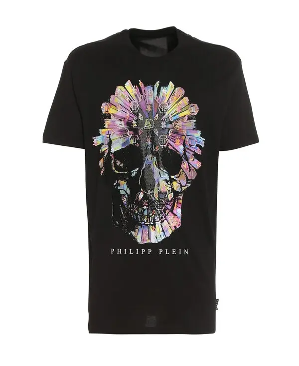 Philipp Plein Skull-appliqué T-shirt