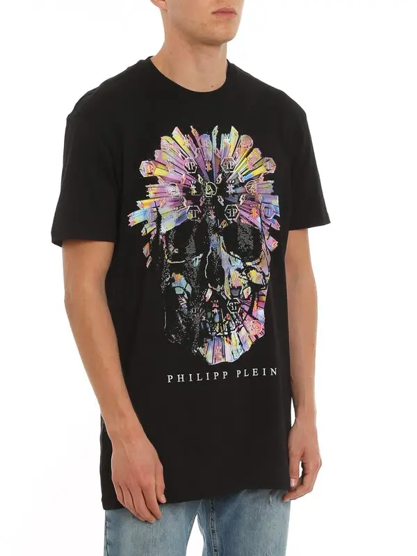 Philipp Plein Skull-appliqué T-shirt