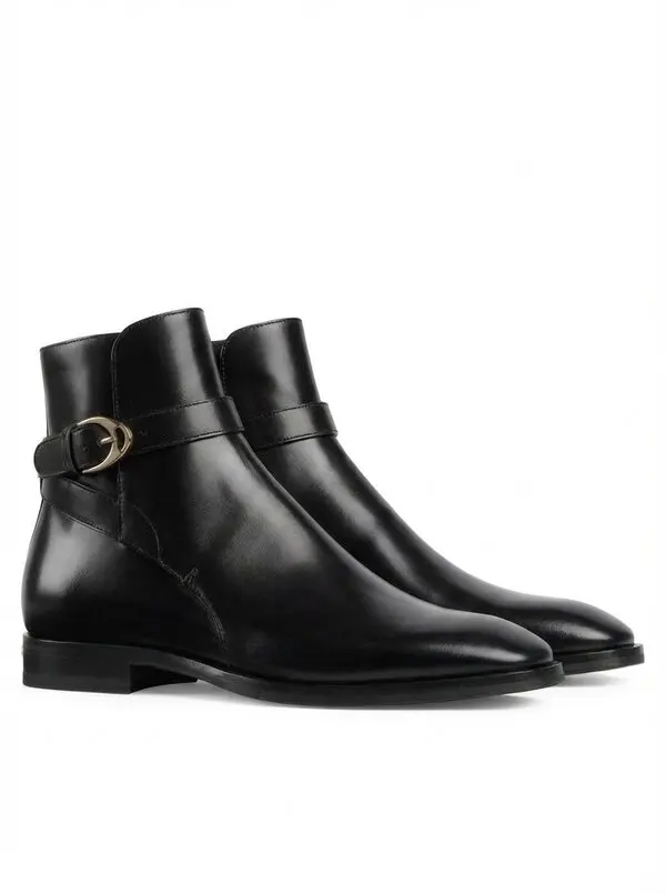 Gucci Buckled Ankle Boots