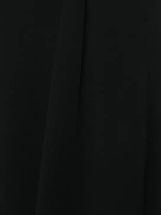 Khaite Keran Smooth Viscose Blend Long Dress - Black