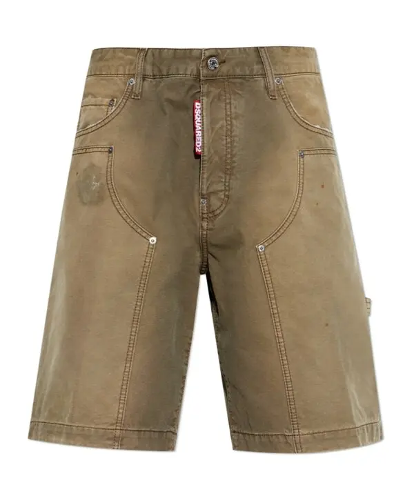 Dsquared2 Garment Dyed Carpenter Shorts