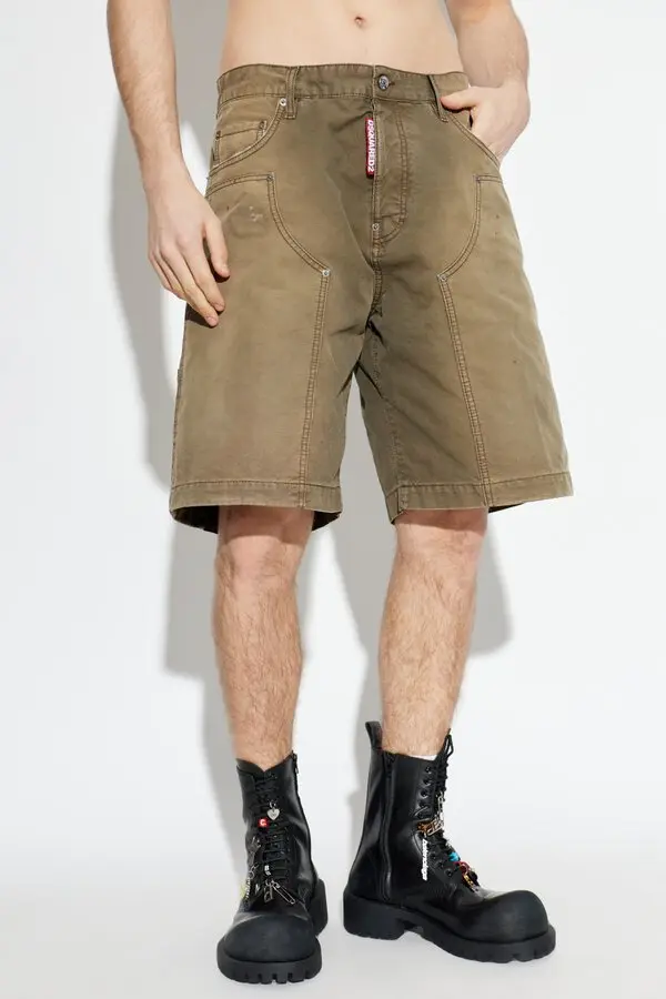 Dsquared2 Garment Dyed Carpenter Shorts