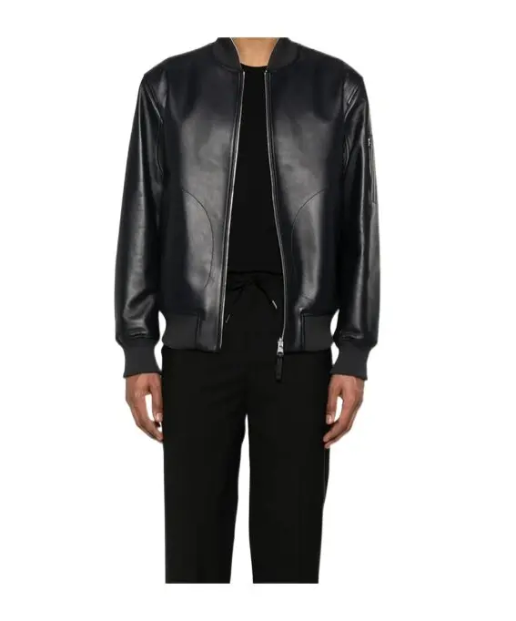 Mackage Leather Bomber Jacket
