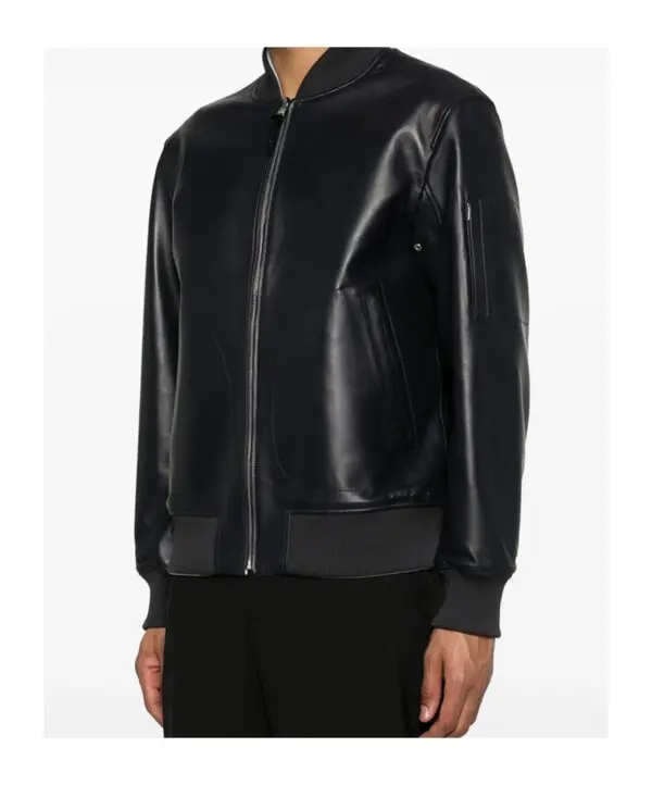 Mackage Leather Bomber Jacket
