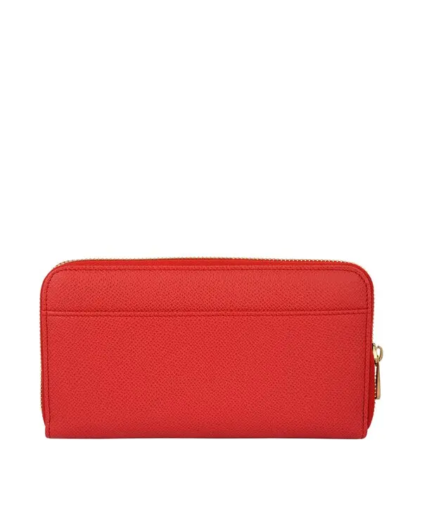 Dolce & Gabbana Logo Details Wallet - Red